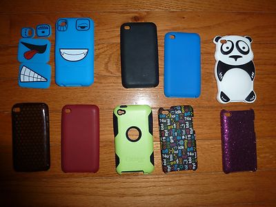 iPod 4 Cases Lot 9 Various Cases Otterbox included | eBay