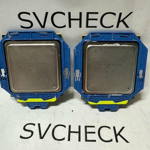Lot of 2 Intel Xeon E5-2670 SR0KX 2.60GHz 8 Core 20MB Cache LGA 2011 ...