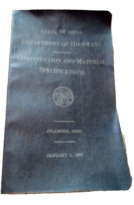 State of Ohio Department of Highways Construction & Material ...