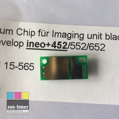 Reset-Chip Imaging unit Black Develop ineo +452, ineo +552, ineo +652 ...