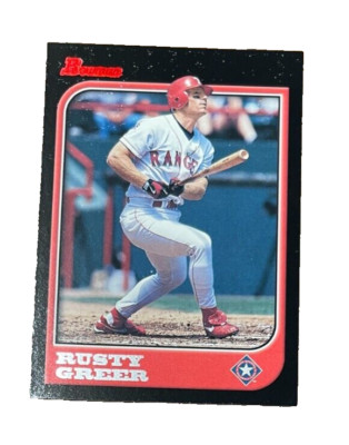 1997 BOWMAN TOPPS Card # 284 Rusty Greer - Texas Rangers | eBay