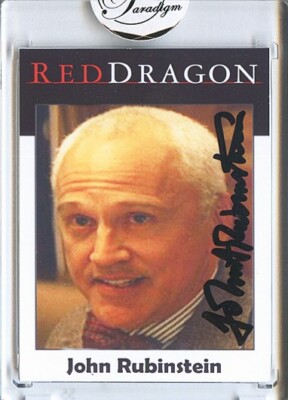 -RED DRAGON- Signed/Autograph/Auto Certified Movie Trading Card ...