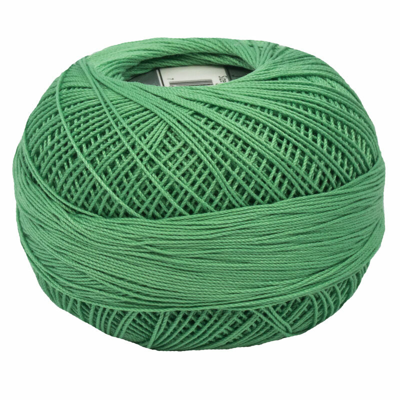 Lizbeth Egyptian Cotton Crochet Thread Size 20 Color 714 Seacrest Green ...