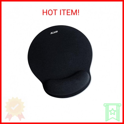 Allsop Mouse Pad Pro Memory Foam Mouse Pad - Black (30203) | eBay