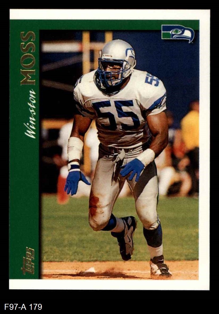 1997 Topps #179 Winston Moss Seahawks Miami(FL) 8 - NM/MT | eBay