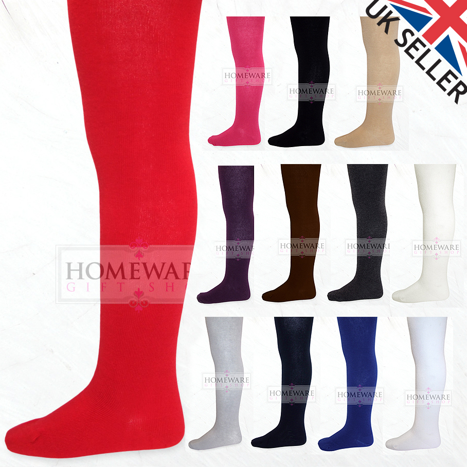 PEX SCHOOL TIGHTS 2 PAIRS GIRLS CHILDRENS LADIES COTTON RICH SIZES 2Y ...