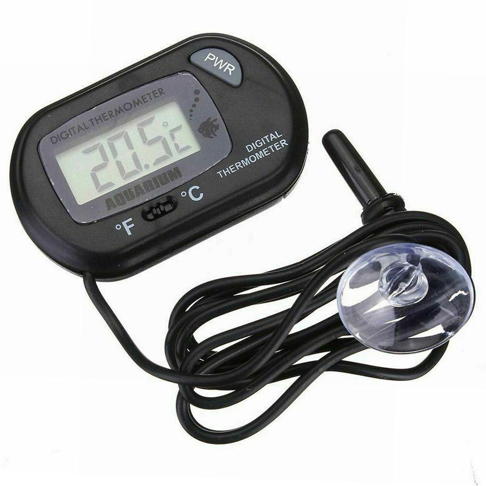 LCD Digital Thermometer for Fish Tank Water Marine Probe New & High ...