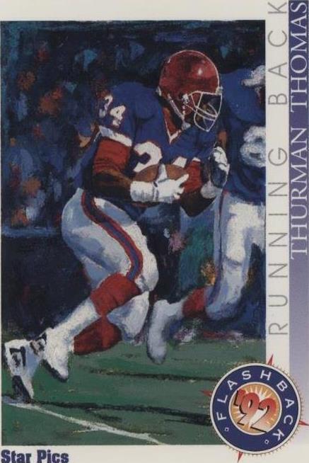 1992 Star Pics - Thurman Thomas #70 Autographs (AU) for sale online | eBay