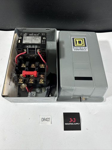 New Square D Magnetic Starter Enclosure 8536 SAG 12 Size 00 110/120v ...