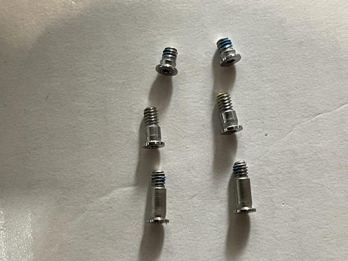 MACBOOK PRO 13" 2020 A2338 EMC 3578 SILVER bottom base SCREWS SET | eBay
