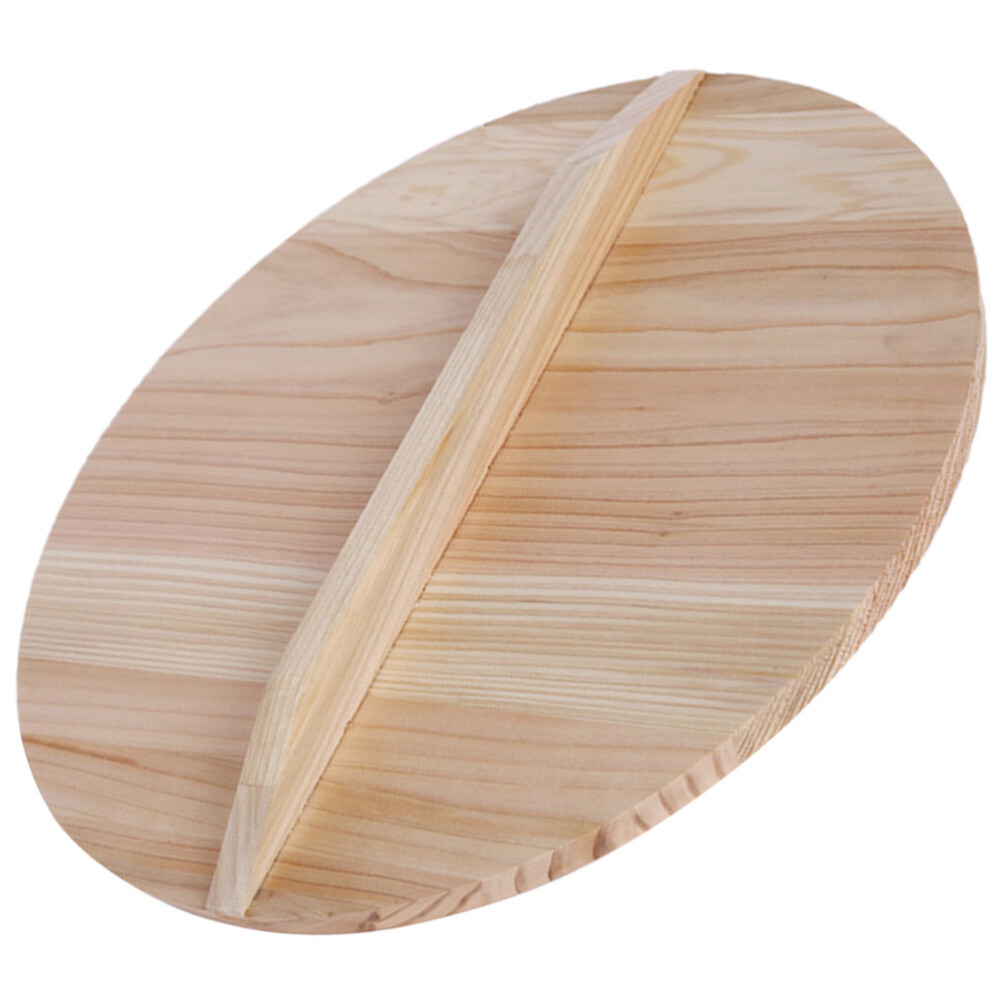 Wooden Frying Pan Cover Wok Accessories Wok Cover Pot Lid Pot Cover Wok ...