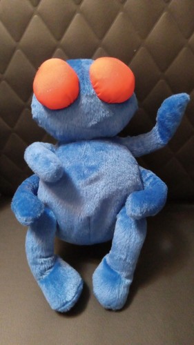 Joe Cartoon Plush Supahfly Superfly Fly Bug Blue Wings Talking -Fresh ...