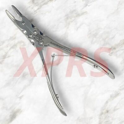 Ruskin Rongeur, 6", Double Action, Curved, 2mm Bite, Premium German ...