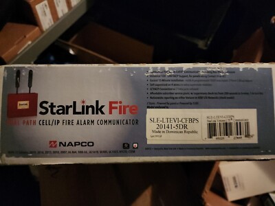 Dual Path Fire IP/Cellular Alarm Communicator. Napco/Starlink #SLE ...