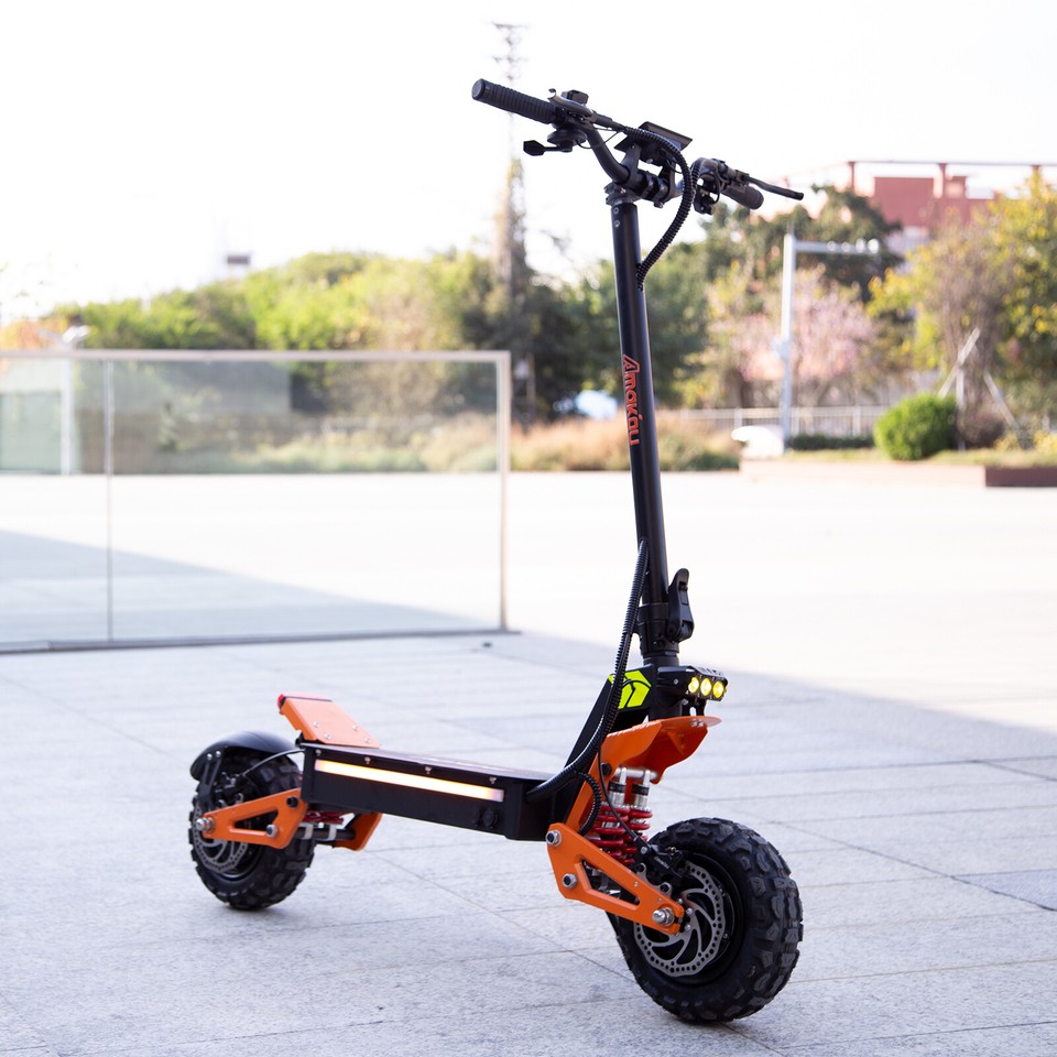 11in Folding Electric Scooter 6000W 60V 38AH Dual Motor Adult Off Road ...