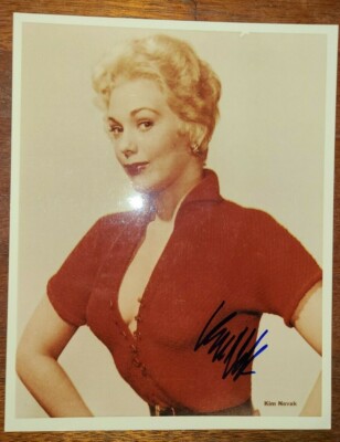 Actress Kim Novak - Signed Celebrity Autograph - Vertigo, Picnic - 8 x ...