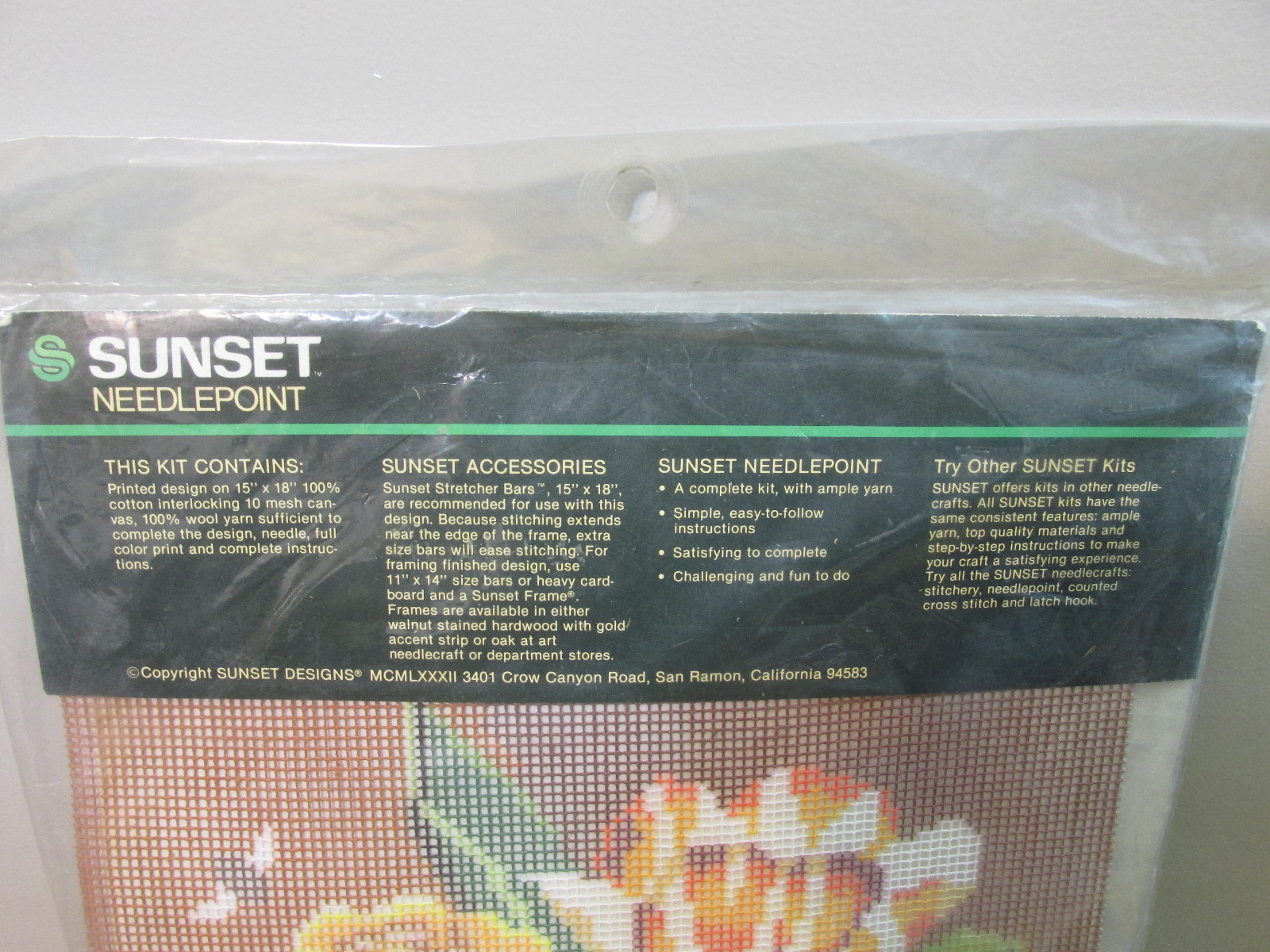 SUNSET NEEDLEPOINT TULIP AND ROSES 6320 | eBay