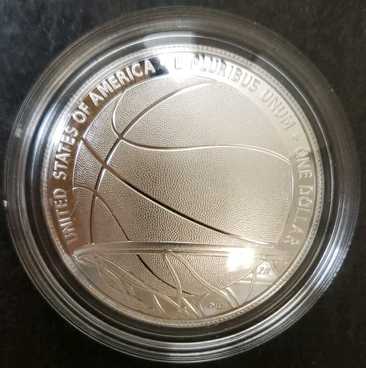 2020 P Proof $1 Basketball Hall of Fame Silver Dollar | eBay