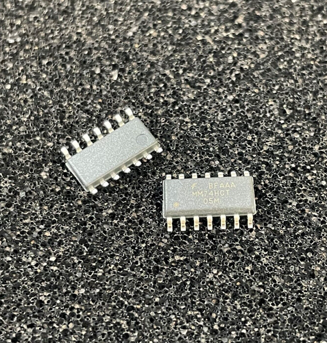 MM74HCT05M, FSC, Inverter IC 6 Channel Open Drain 14-SOIC (Pack of 3 ...