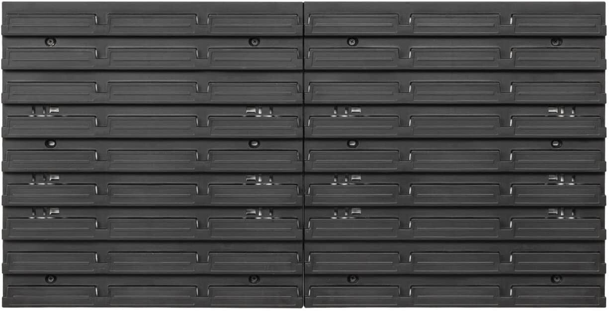 Louvre Wall Panel Set of 2 for Plastic Parts Storage Bins Box Boxes UK ...