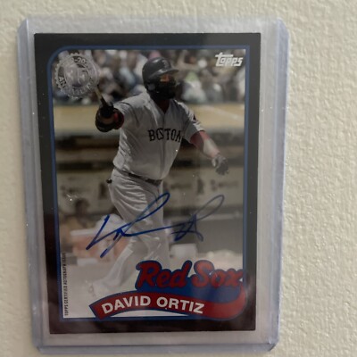 2024 Topps Series 1 David Ortiz #89BA-DO Autograph Big Papi On Card ...
