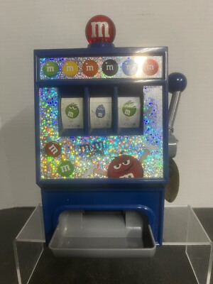 M&M's WORLD SLOT MACHINE CANDY DISPENSER - LIGHTS AND SOUND WORKS | eBay