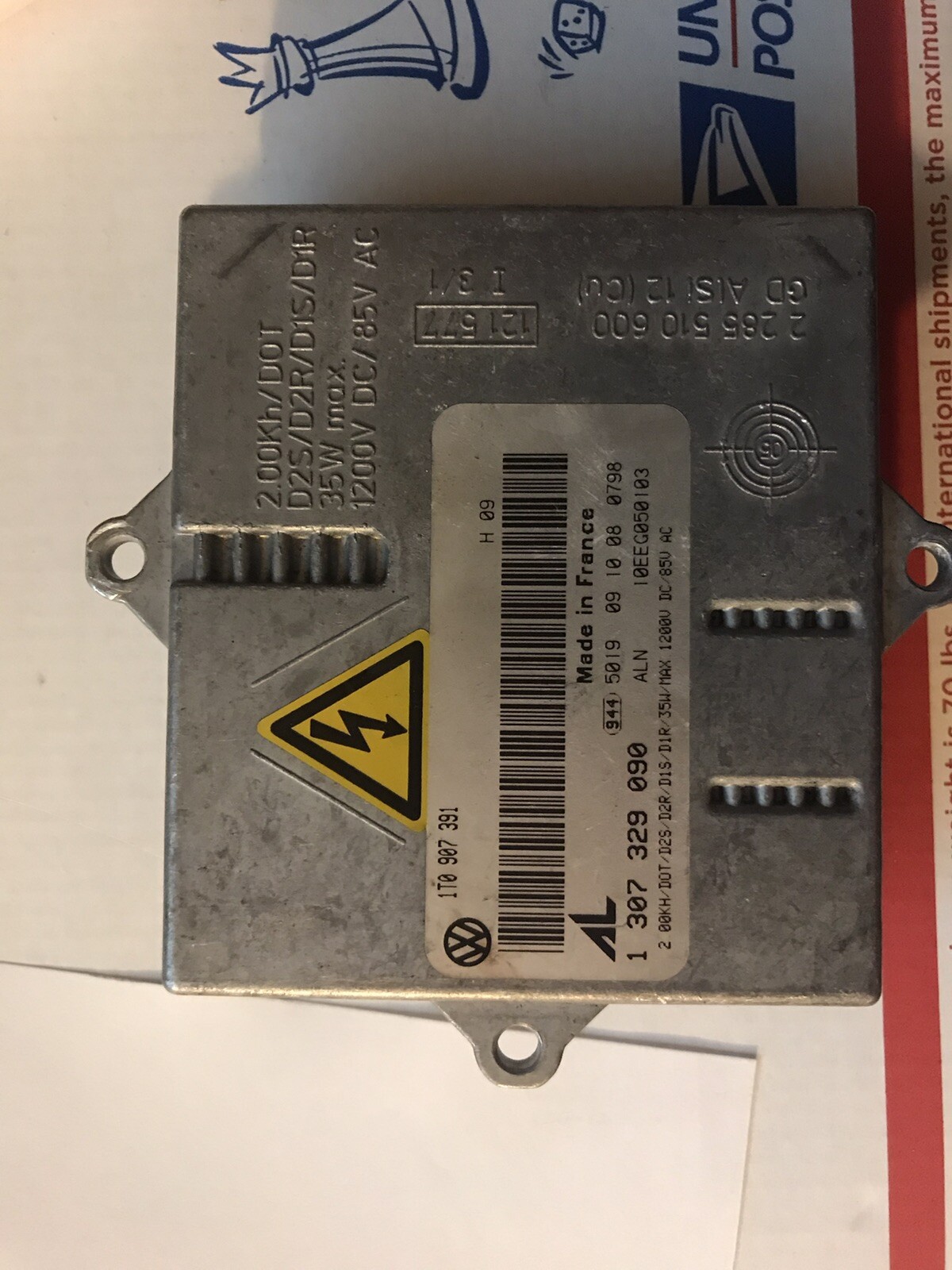 OEM Xenon Headlight HID Igniter IGNITOR Socket ECU 1307329076 for BMW ...