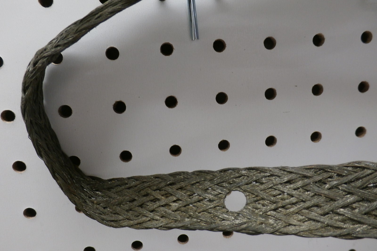 37" Flat Braided Tinned Copper Shunt Strap Cable 3 Holes @ 1"-8"-16 ...