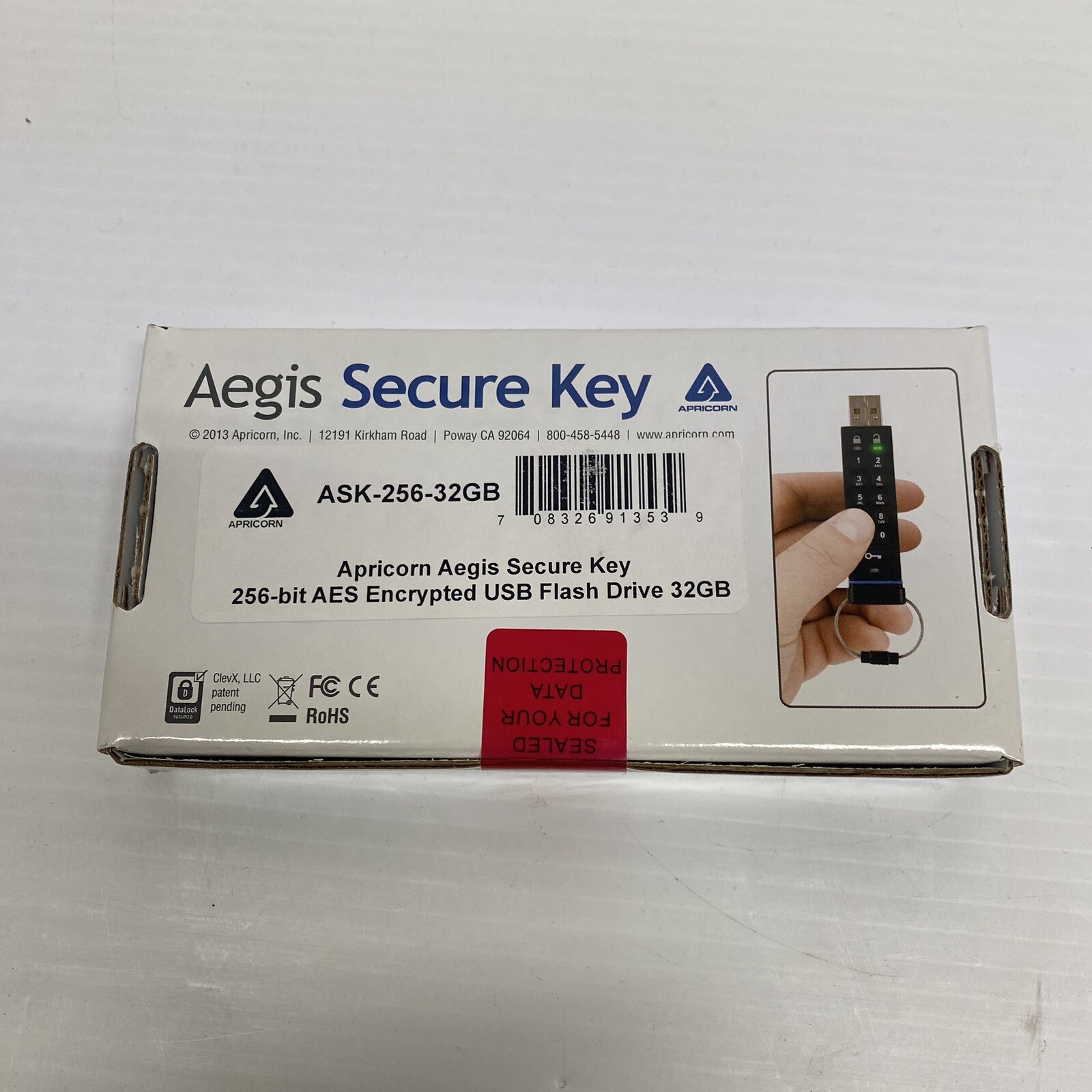 Apricorn Aegis Secure Key 32GB USB Flash Drive for sale online | eBay