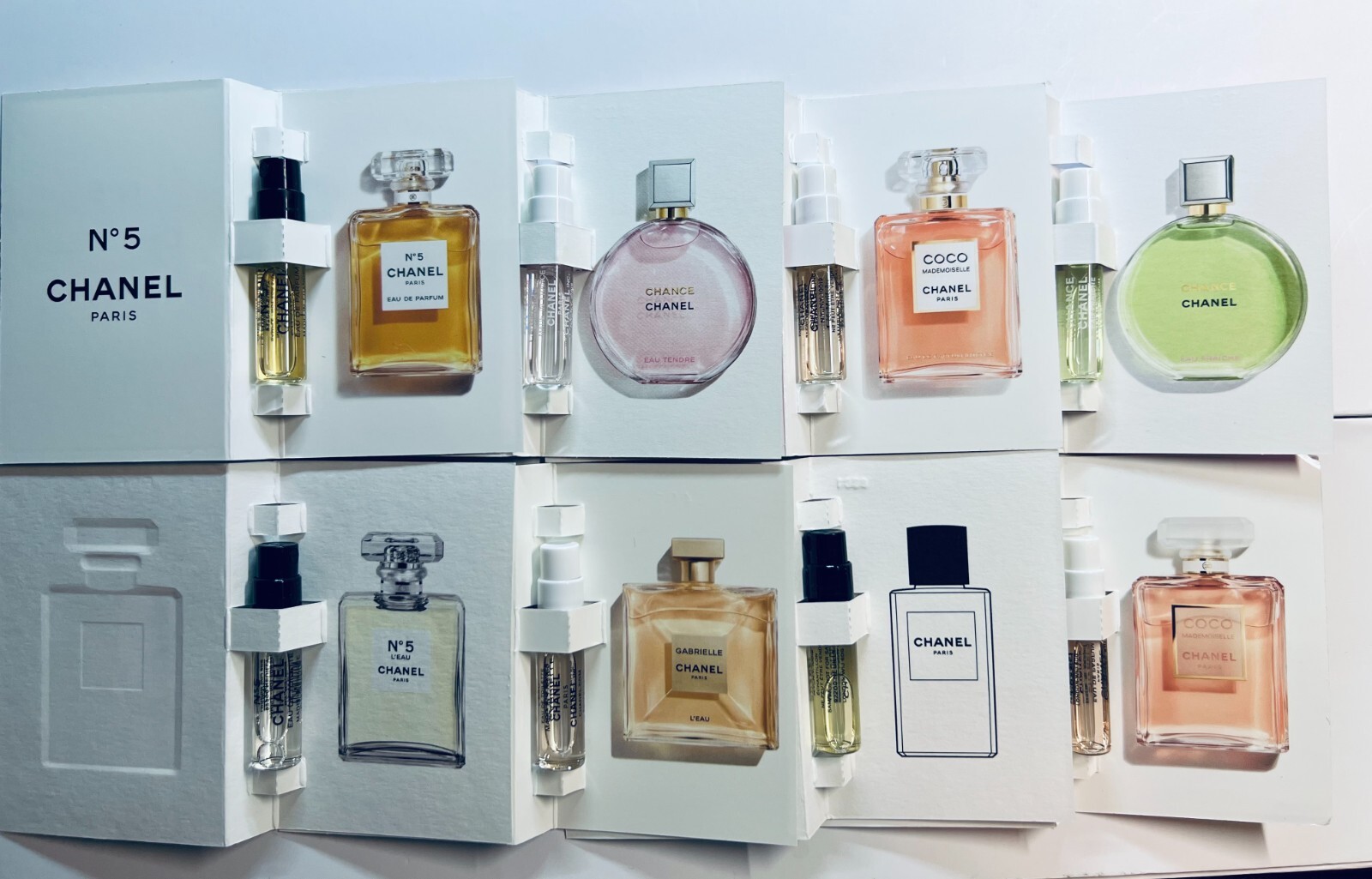 Chanel Women Perfume Collection Sample Vials Spray 8Pc Set | eBay