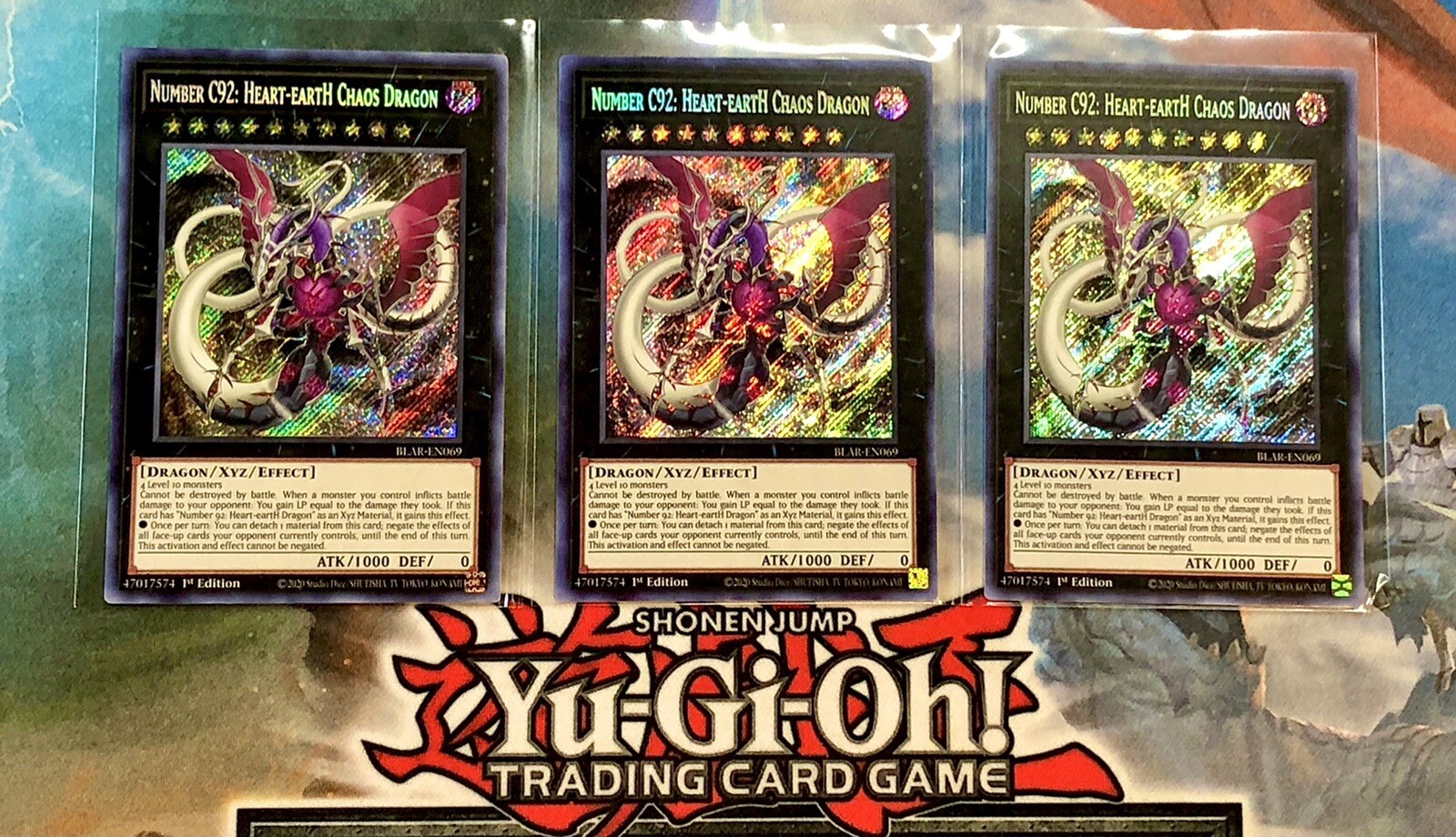 Number C92 Heart Earth Dragon