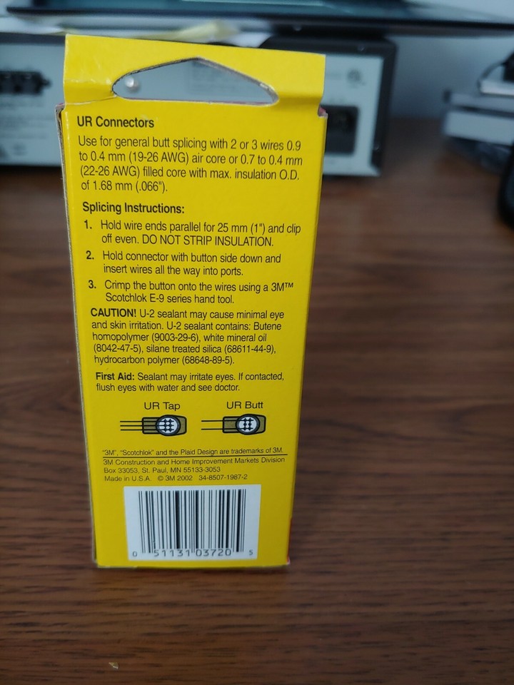 3M Scotchlock IDC UR-R Connectors 3720 | eBay