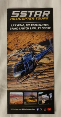 Las Vegas Luxury HELICOPTER EXPERIENCE PROMO FLYER | eBay