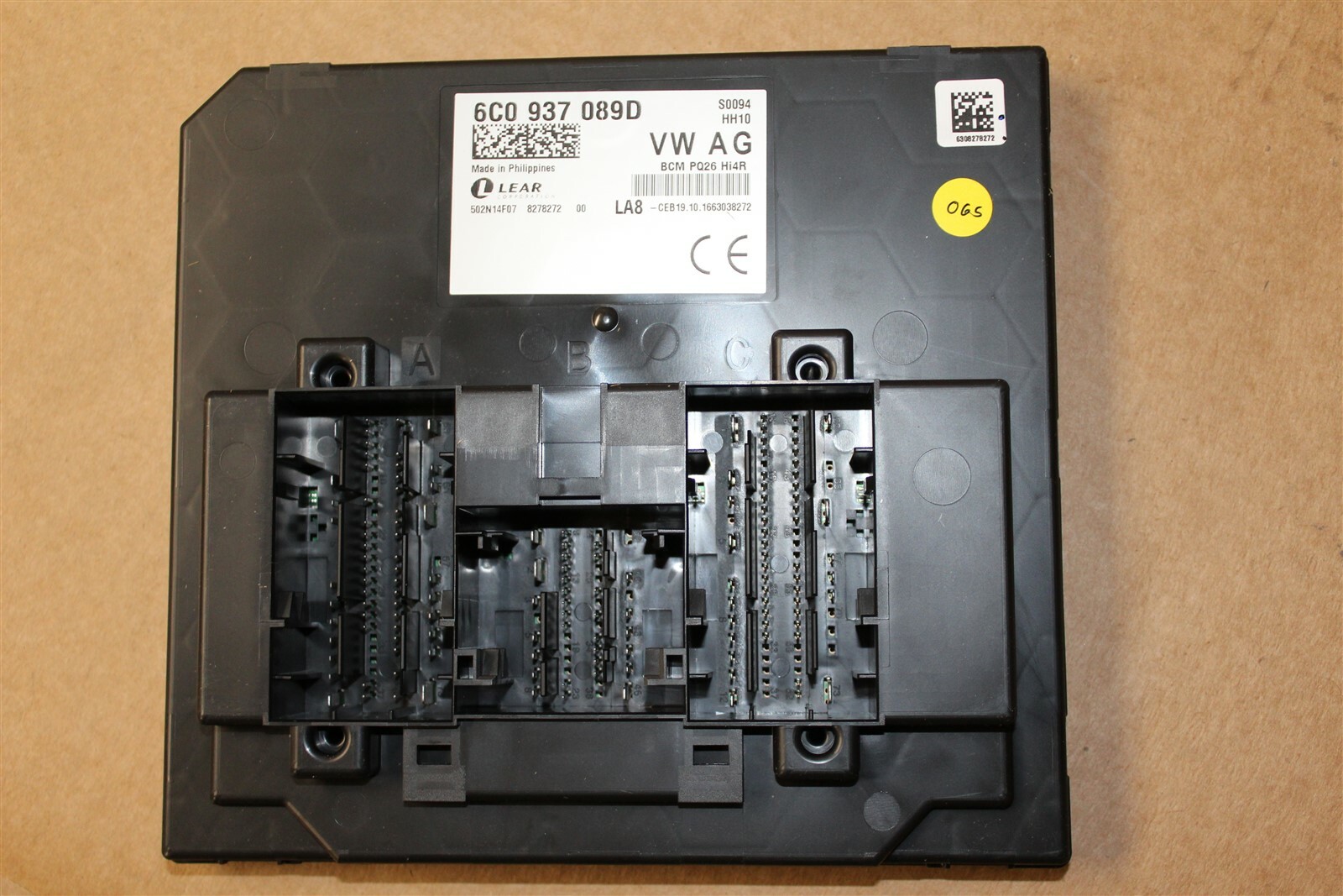 Volkswagen VW Polo 2014 Mk5 RHD Body Comfort Control Module 6C0937089D ...