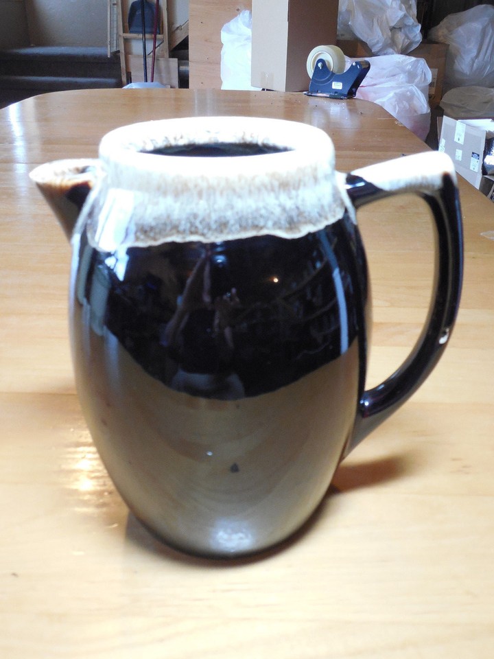 Pfaltzgraff USA GOURMET BROWN DRIP Pitcher | eBay