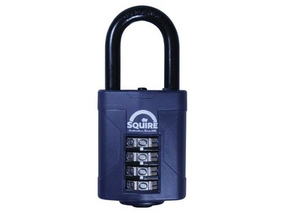 Henry Squire - CP50/1.5 Combination Padlock 4 Wheel 50mm Long Shackle ...