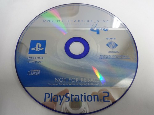 Playstation 2 Online Startup Disc Playstation 2 PS2 Game Disc Only Free ...