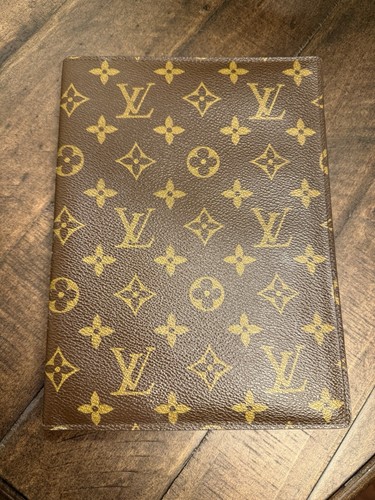 Rare Vintage Louis Vuitton Monogram Notebook Cover with Original Paper ...
