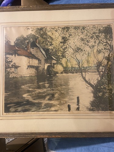 Paul Emile Lecomte Antique Print Paris Etching Society NY. Sydney Z ...