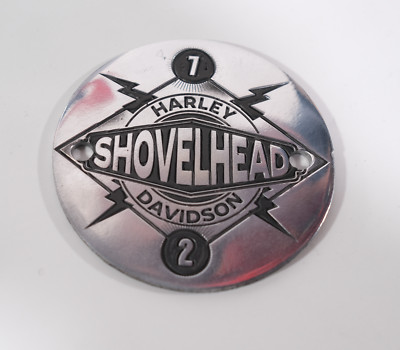Polished Aluminum 1972 Shovelhead Points Timing timer Cover for Harley ...