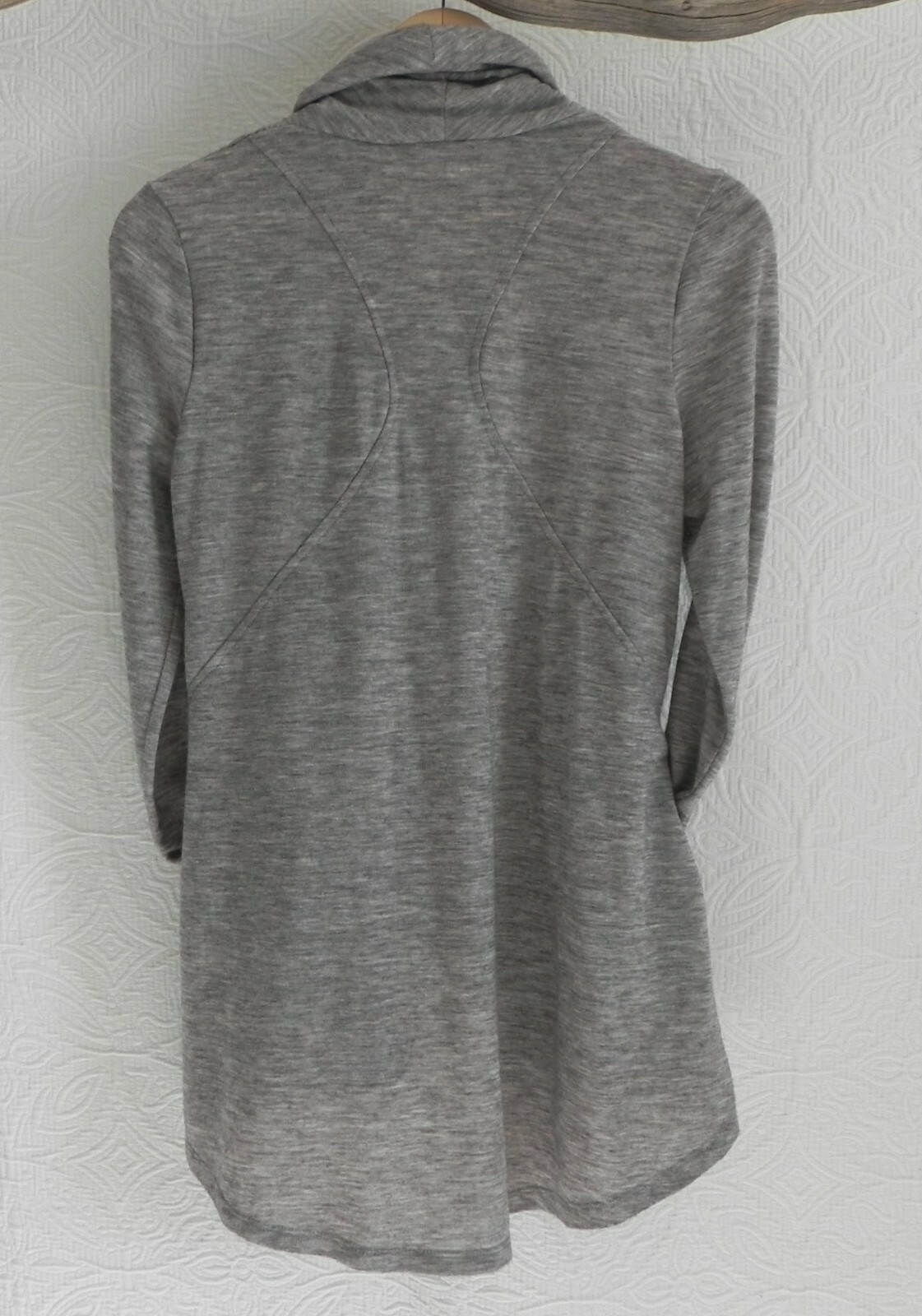 Sweet Rain Sweater Jacket Off Center Full Zip Pockets Hi-Low Size M ...