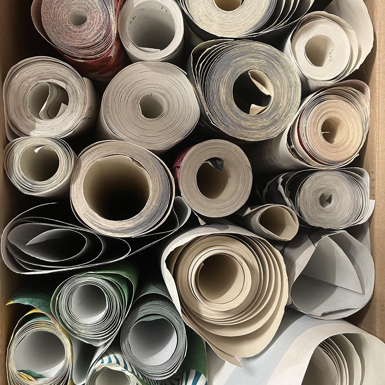 Job Lot Box of 10 Assorted Clearance Wallpaper Rolls End Of Line Mixed ...