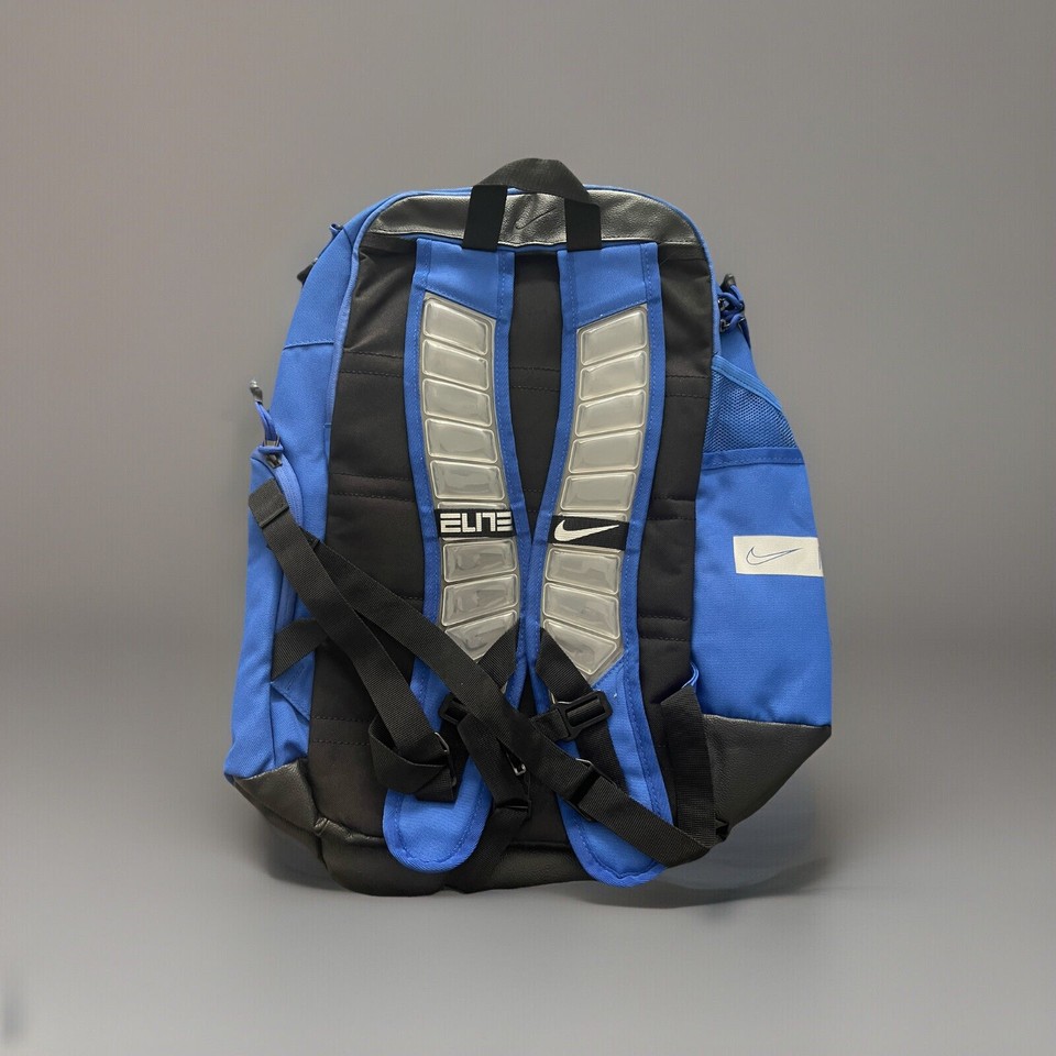 NIKE ELITE PRO BACKPACK BLUE AND BLACK | eBay