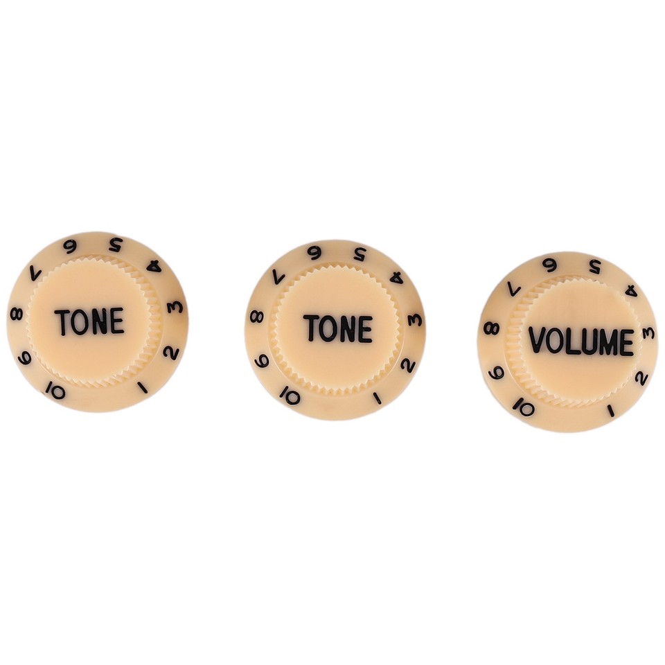 Cream Dark Blau Font 1 Volume und 2 Tone Guitar Control-Regler für ...
