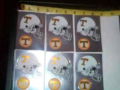 6 sheets NCAA stickers Tennessee Volunteers | eBay