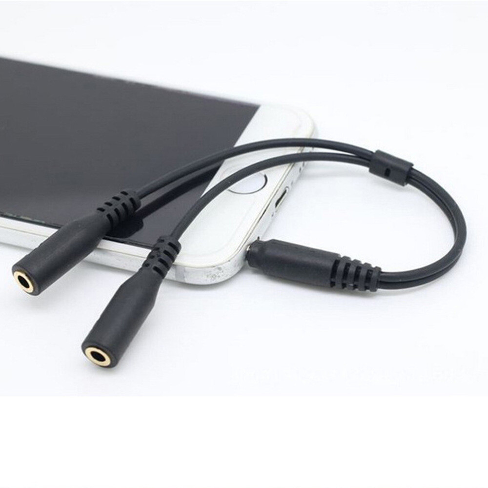 Headset Adapter Microphone Plugs Jack Splitter Audio Part | eBay
