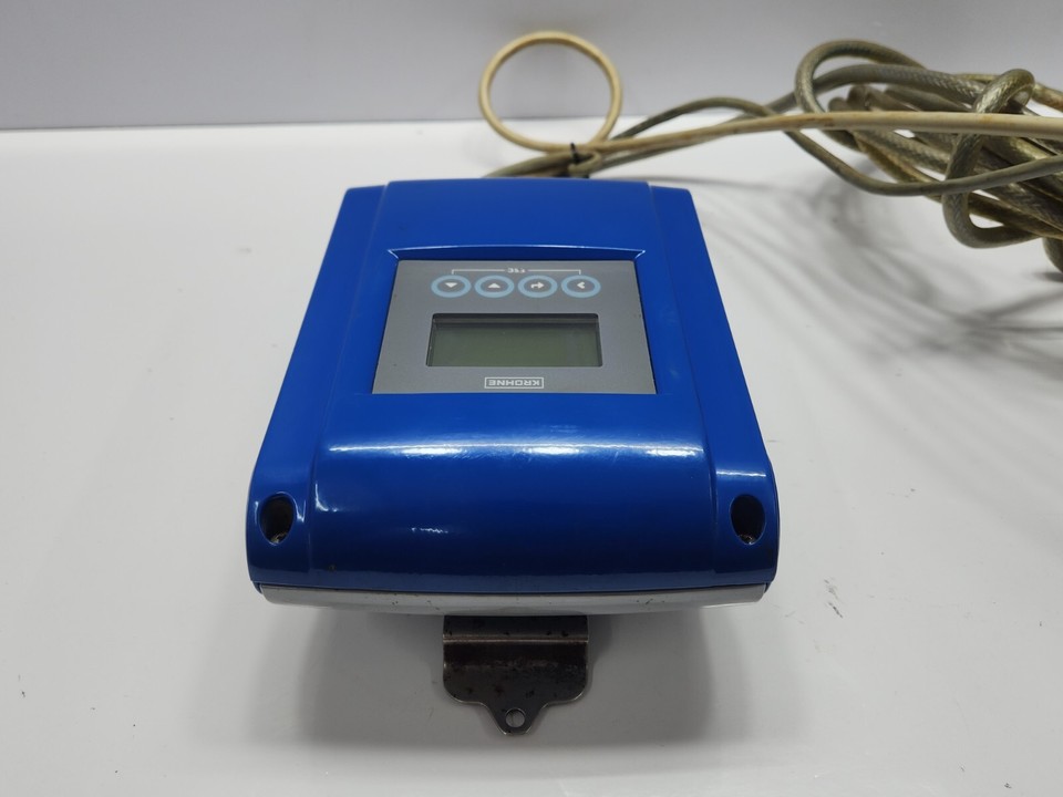 KROHNE OPTIFLUX 2000 ELECTROMAGNETIC FLOW SENSOR WITH IFC 100 SIGNAL ...