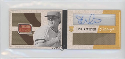 2013 Panini America's Pastime Booklet Red /49 Justin Wilson #296 Rookie ...