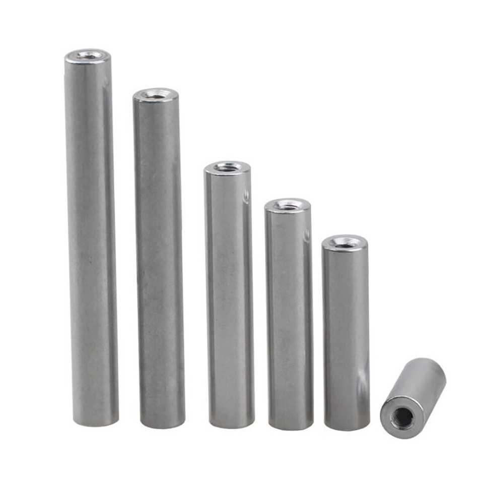 M6 Aluminum Column Round Threaded Sleeve Stud Standoff Nut OD 10mm | eBay
