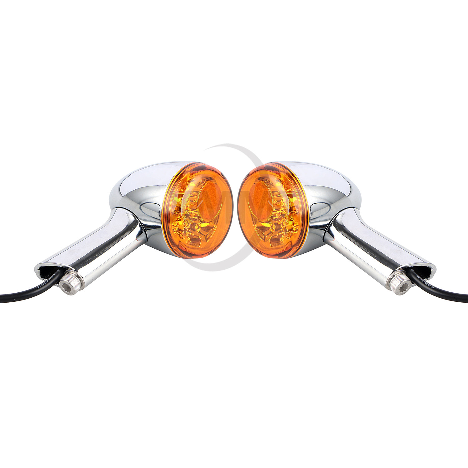 Chrome Rear LED Turn Signal Light For Harley Sportster Custom XL1200C ...